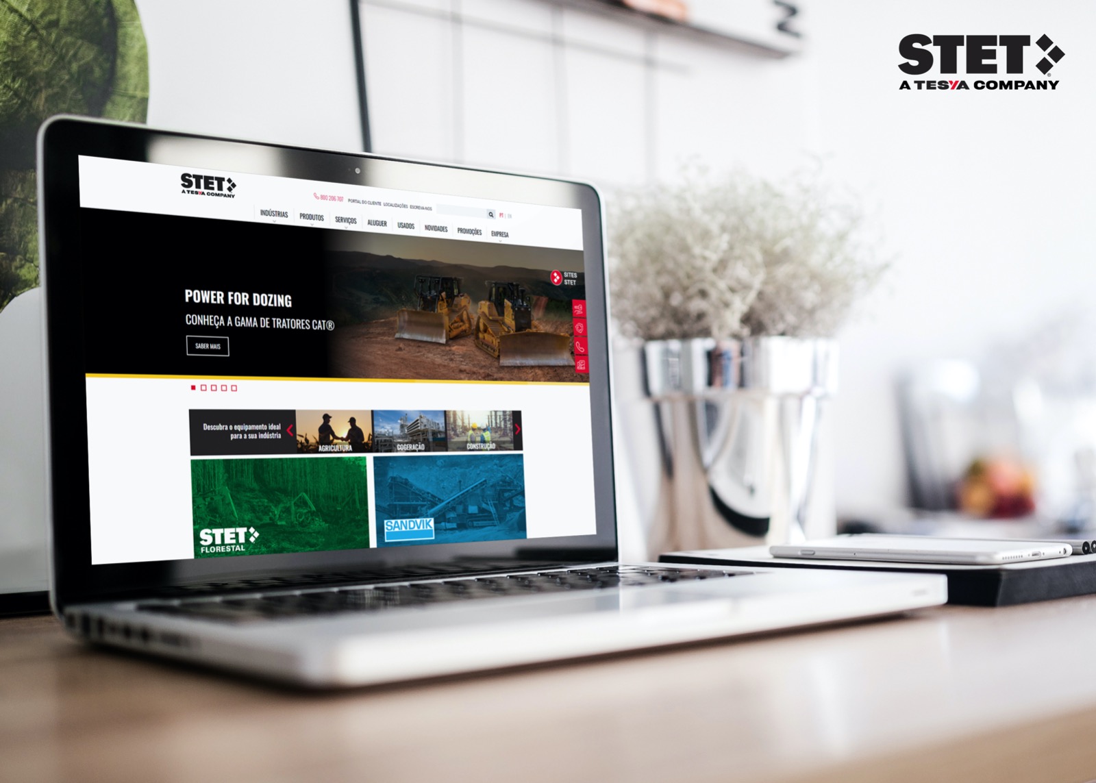 Comércio Máquinas - STET lança novo website mais intuitivo e de fácil ...
