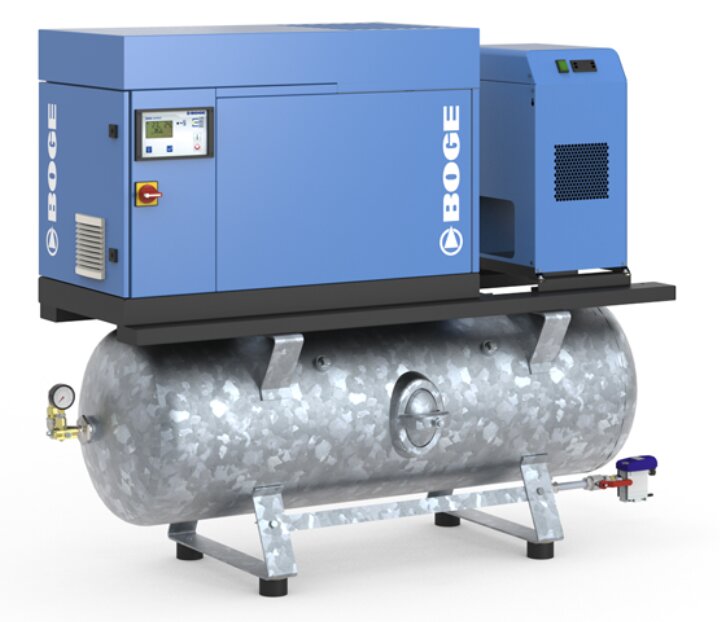 Comércio Máquinas - Novos depósitos da BOGE, agora galvanizados