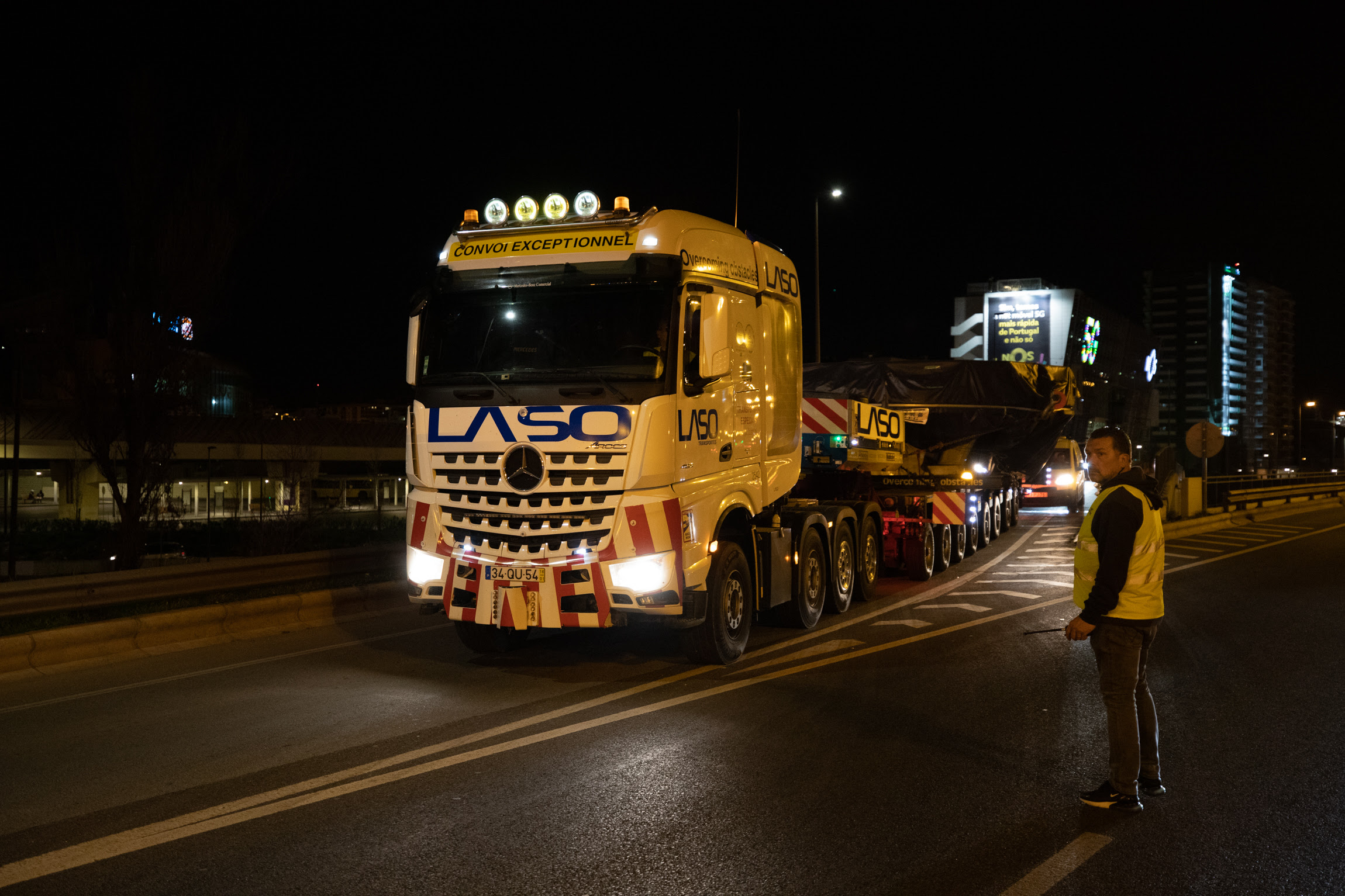 Comércio Máquinas - LASO conclui transporte especial de peças de tuneladora