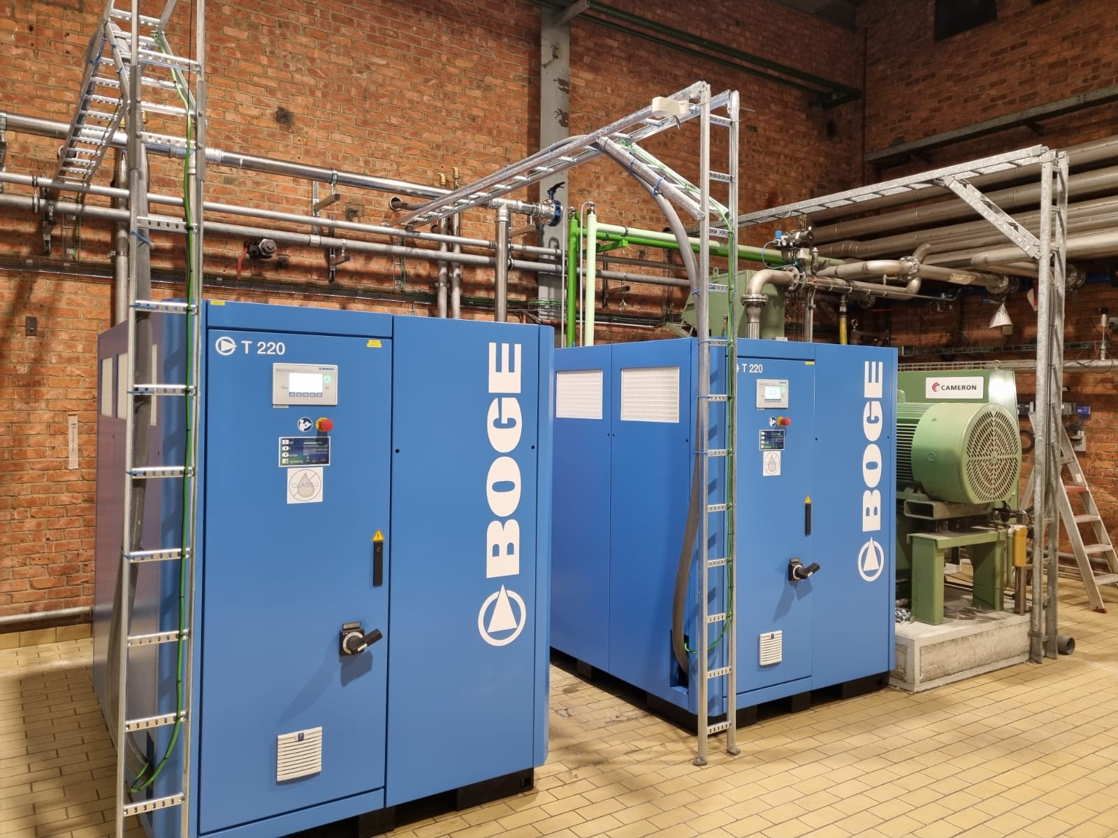 Comércio Máquinas - O novo turbocompressor T 220 da BOGE é compacto e ...